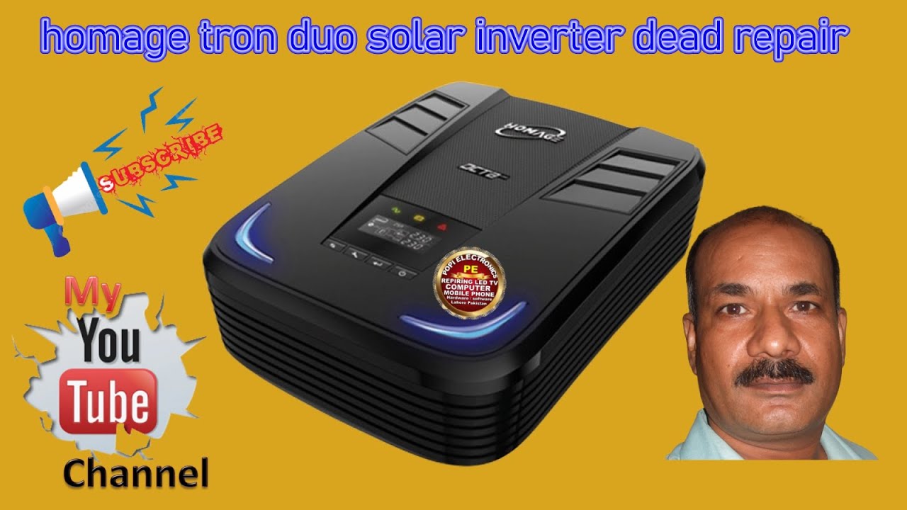 how to repair homage Octa Duo 1212-SCC solar Inverter dead repairing ...