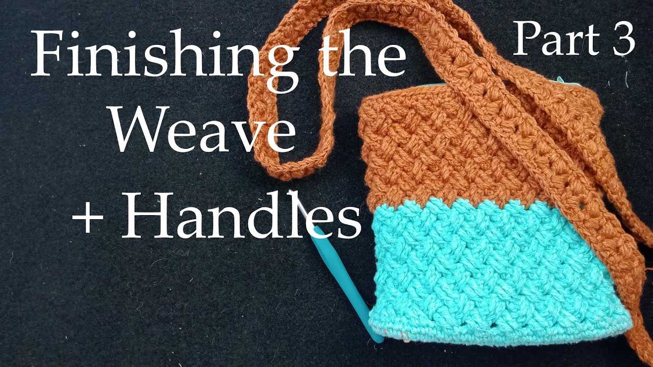 Crochet stitch tutorial Celtic weave part 3 - YouTube