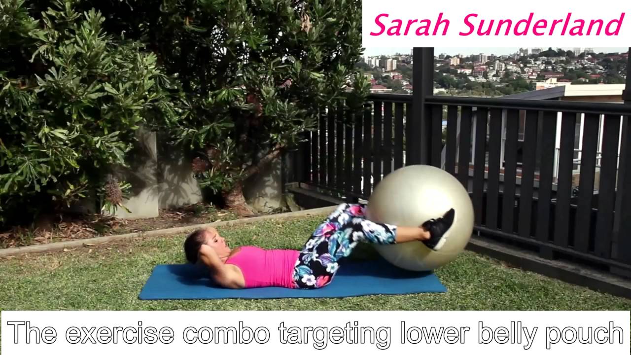 Lower stomach pouch workout - YouTube