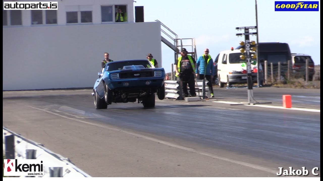 Drag Racing Iceland 2017! GREAT RUN! - YouTube