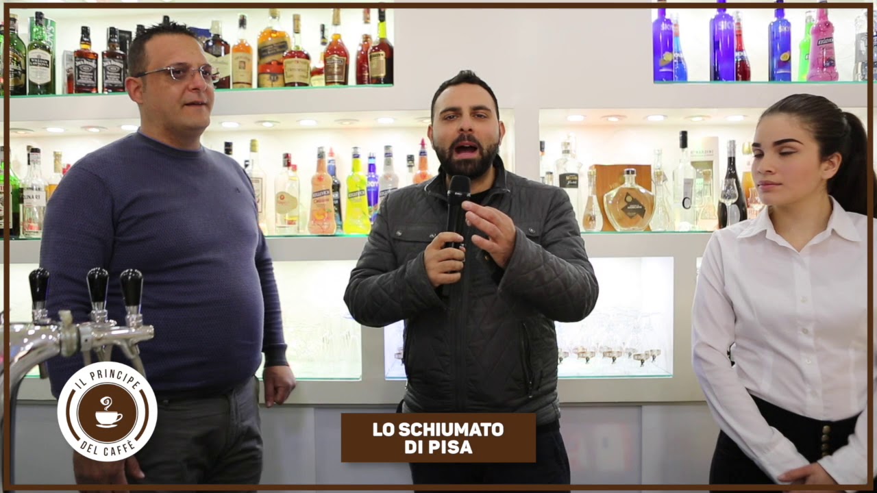 "Il principe del caffè", Lo schiumato di Pisa del Makebuo' - YouTube