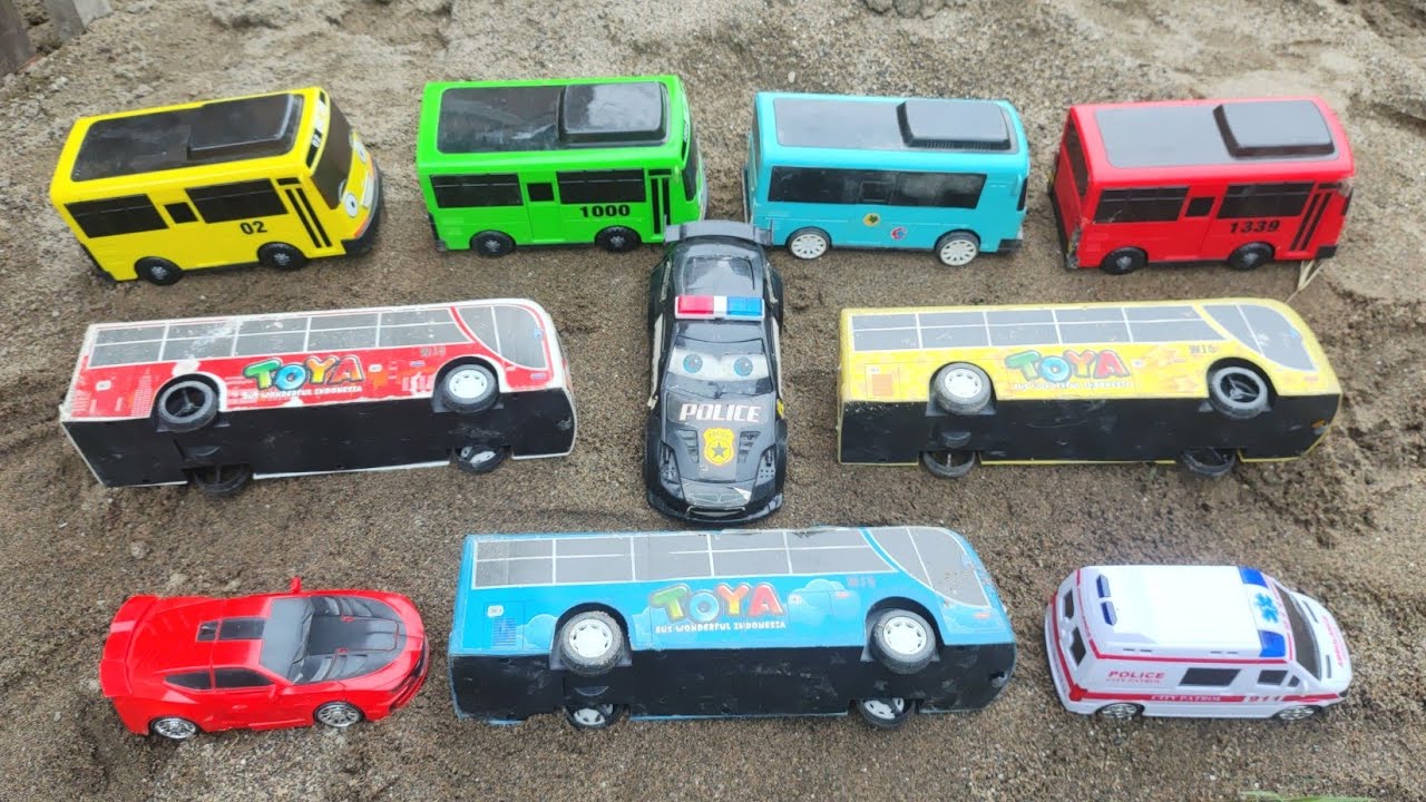 Menemukan, Mobil Tayo, Mobil Polisi, Mobil Balap, Ambulan, Tayo Tayo ...