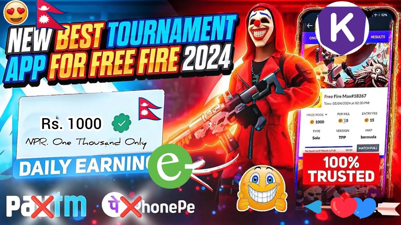 New Free Fire Nepali Tournament App and Website In Nepal.😱 - YouTube