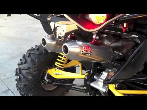 Murray Racing Can Am Maverick with Yoshimura Dual Exhaust - YouTube