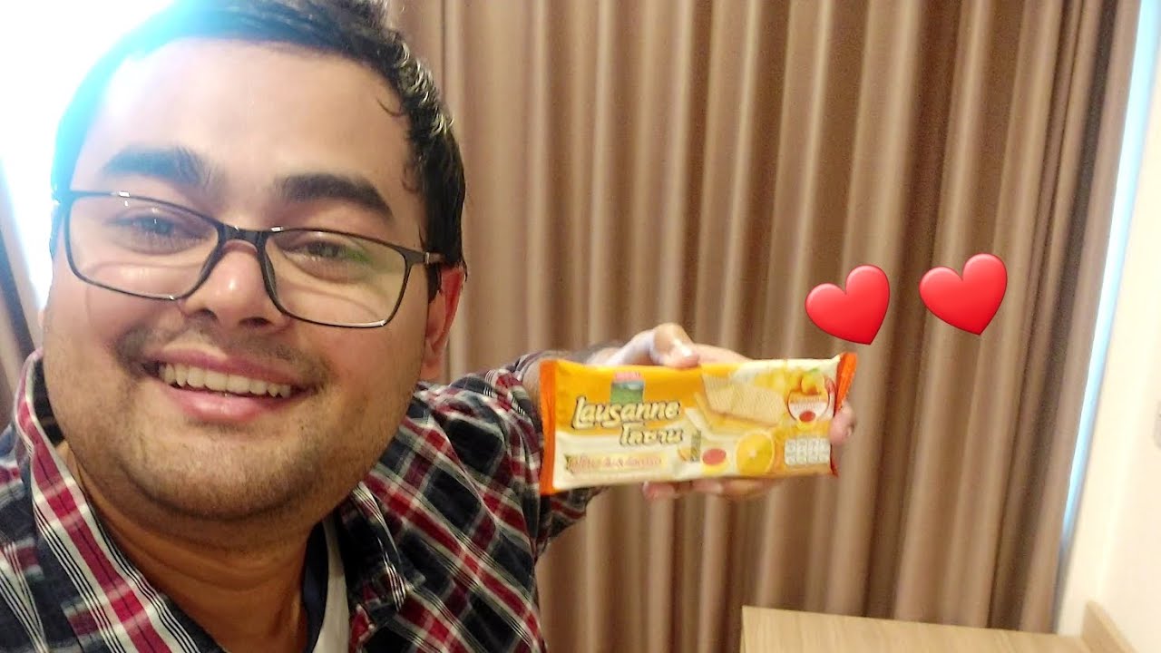 🇹🇭Lausanne Wafers Taste Test (Orange & Coconut) - YouTube
