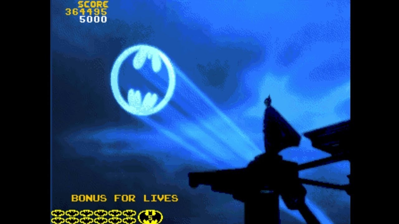 DC Batman Arcade Games Mame PC 1989 1990 Michael Keaton Bruce Wayne ...
