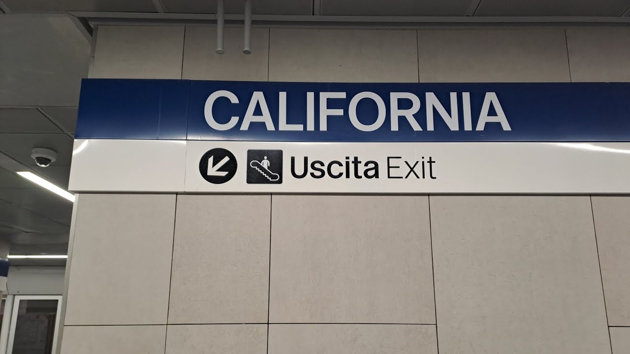 (Walkthrough) Stazione CALIFORNIA (M4 Metro Milano) - YouTube