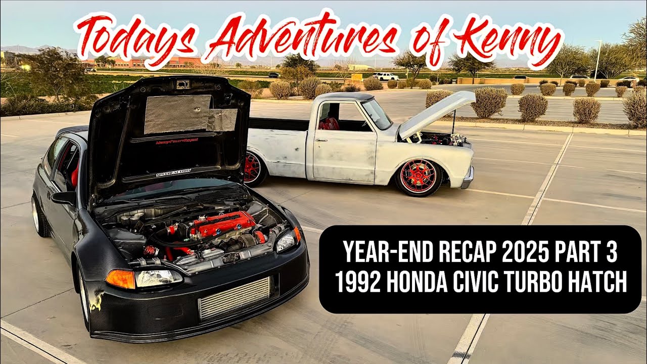 600Hp Boosted B18 Honda Civic Turbo Hatch Year-End Recap 2025 - YouTube