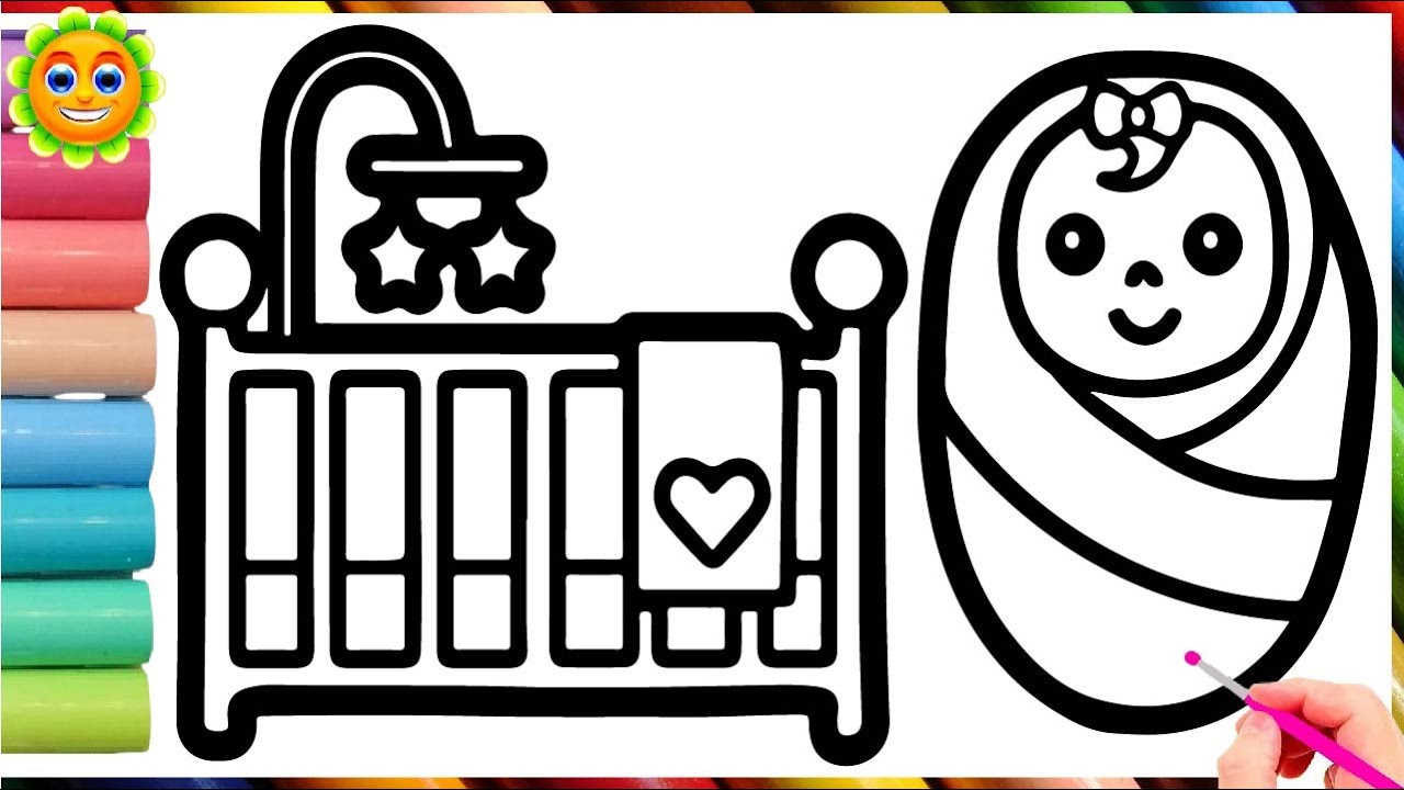 Cute Baby Drawing, Painting and Coloring for Kids || Drawing and ...