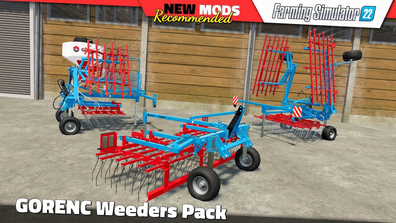FS22 | GORENC Weeders Pack - Farming Simulator 22 New Mods Review 2K60 ...