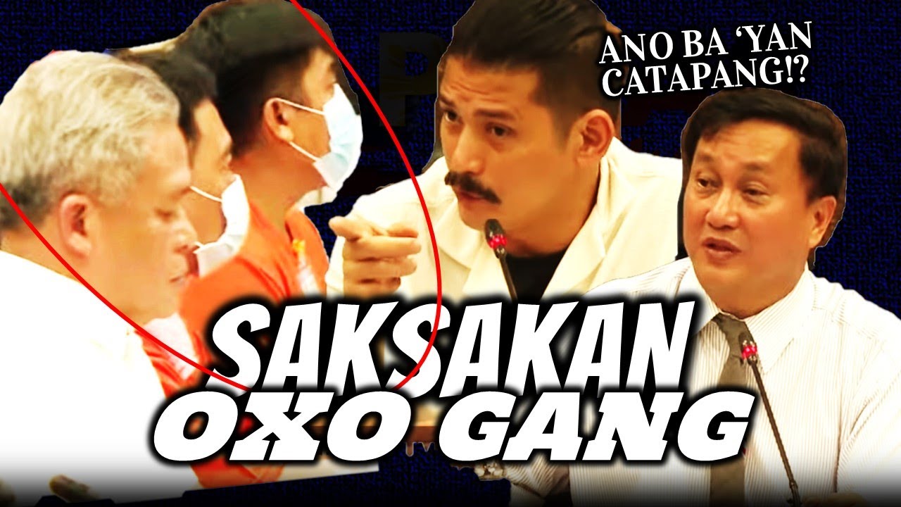 OXO GANG member dedo sa sak sakan isang araw bago Senate hearing mismo ...