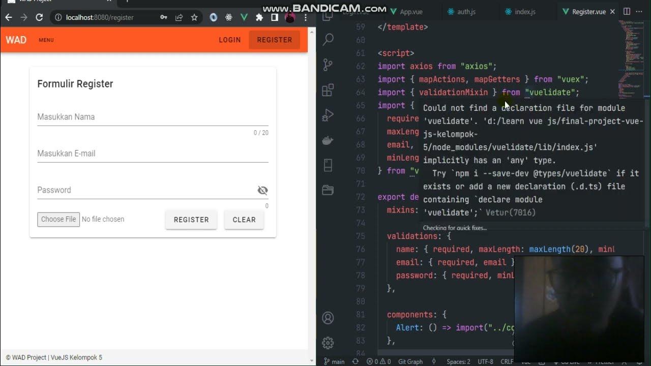 Login System dengan Vue JS + Vuetify - Part 1 - YouTube