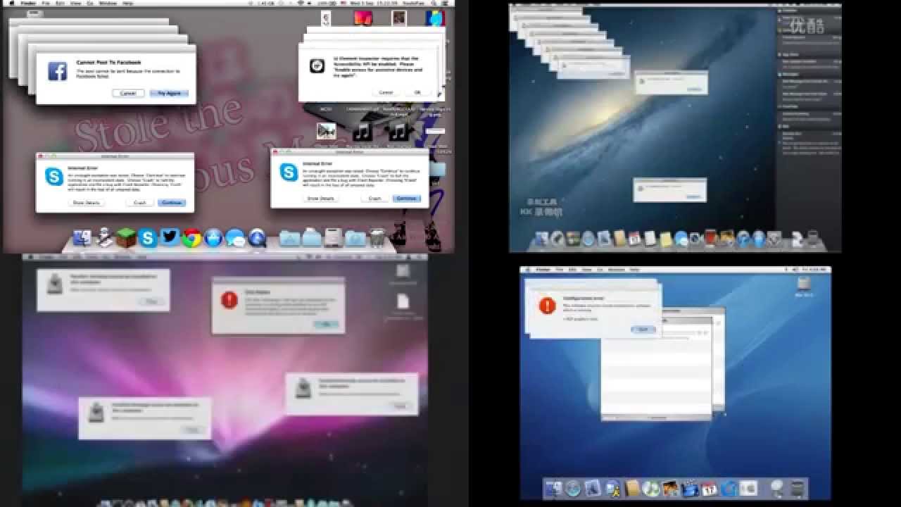 [HD] Crazy Mac Error (Mac Crazy Error) Battle/Comparison - YouTube