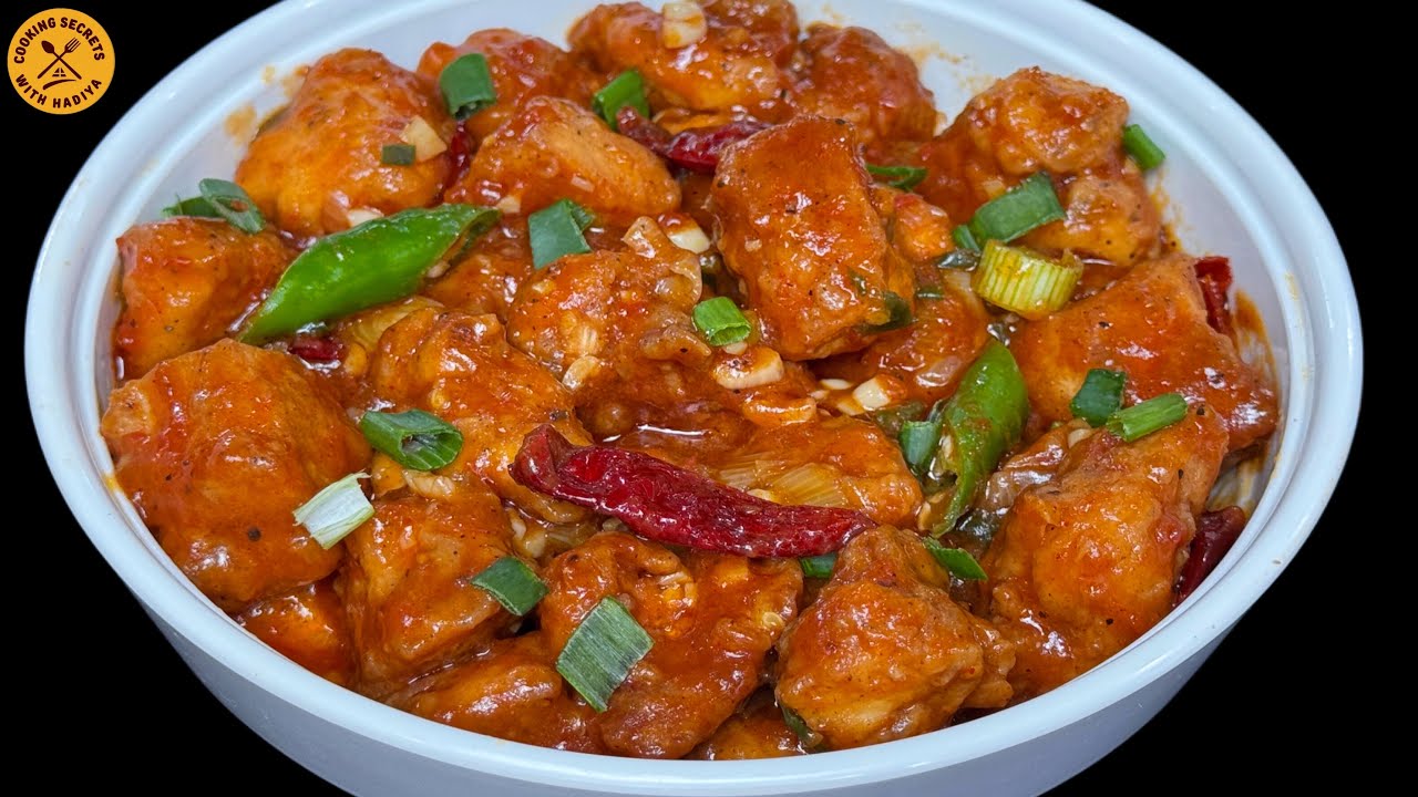 Hot Garlic Chicken Recipe | Chilli Garlic Chicken Restaurant Style ...