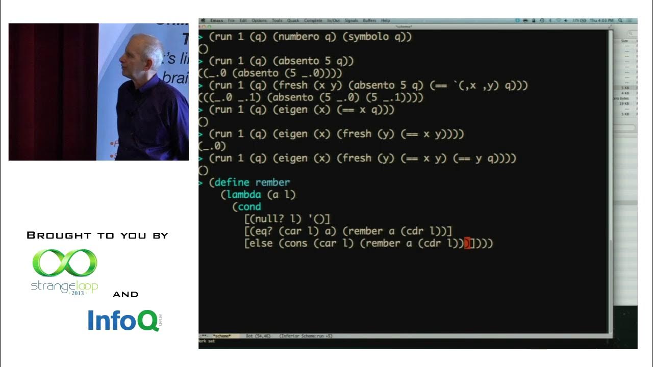"A Relational Exploration of the Chomsky Hierarchy" by Daniel Friedman and William Byrd (2013 ...