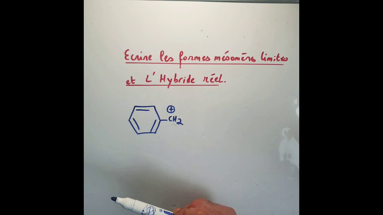 CHIMIE : L'effet MESOMERE : Ecrire les formes mésomères limites ave un ...