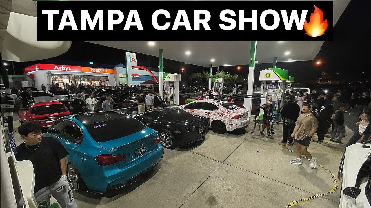 Trying to Slide the 300 & Tampa Car Show - YouTube