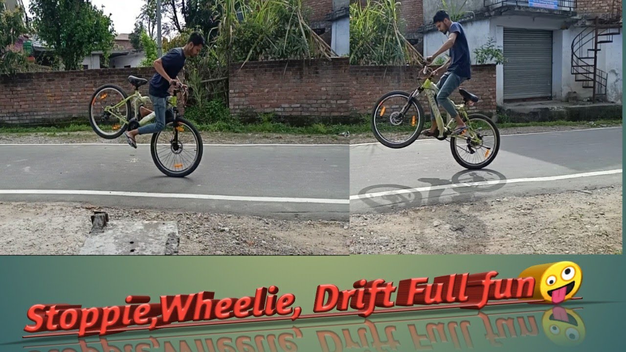Cycle Stunts 2021| How to do Stoppie,rolling stoppie and wheelie on cylce|Stunts With Cycle full ...