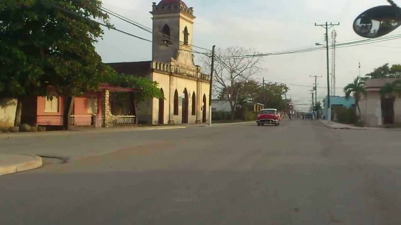 calle martí en Los Arabos, camino al parque - YouTube