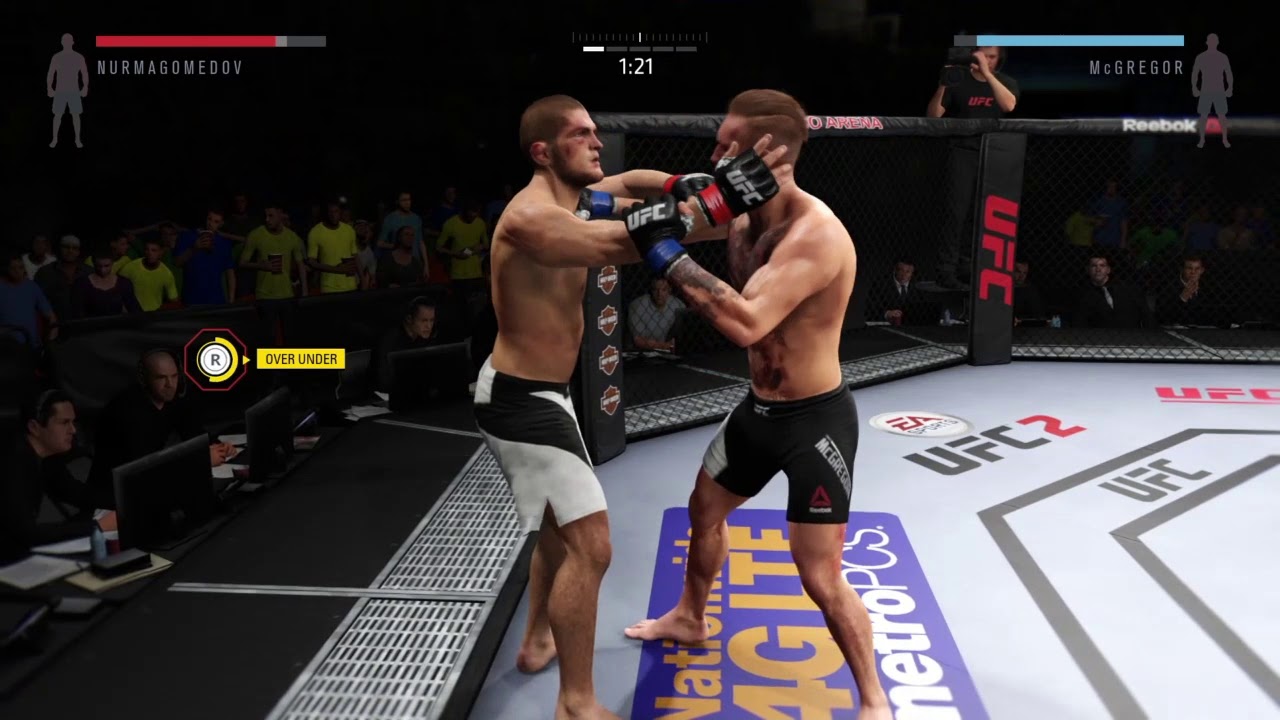 KHABIB VS CONNOR MEGREGOR UFC 2 game play |OpticFNBR - YouTube
