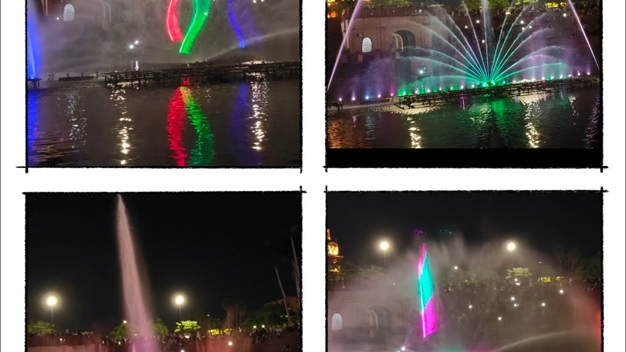 Musical Fountain Show Lucknow (म्यूज़िकल फाउंटेन)musical fountain at ...