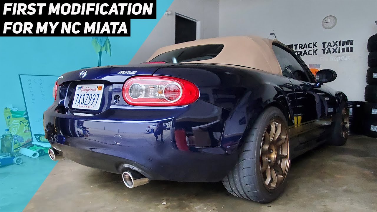 First Mod for My NC Miata: Goodwin Super Q Exhaust Upgrade! - YouTube