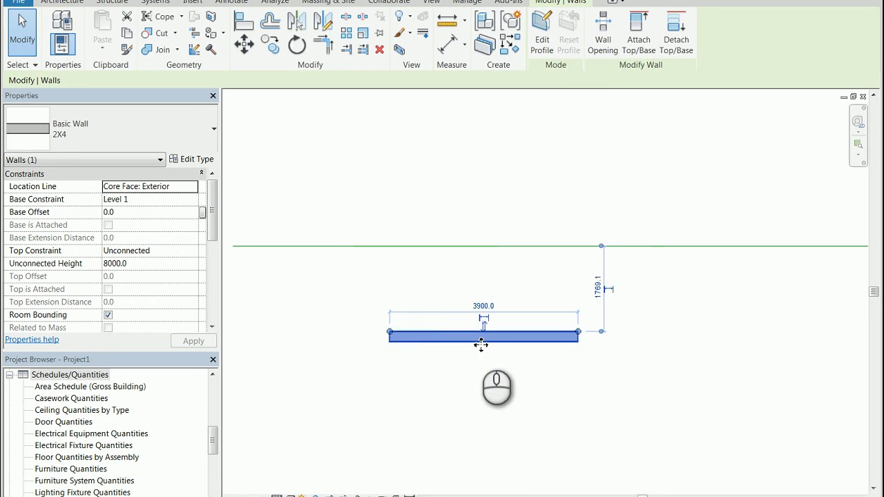 Pick Line for wall core - YouTube