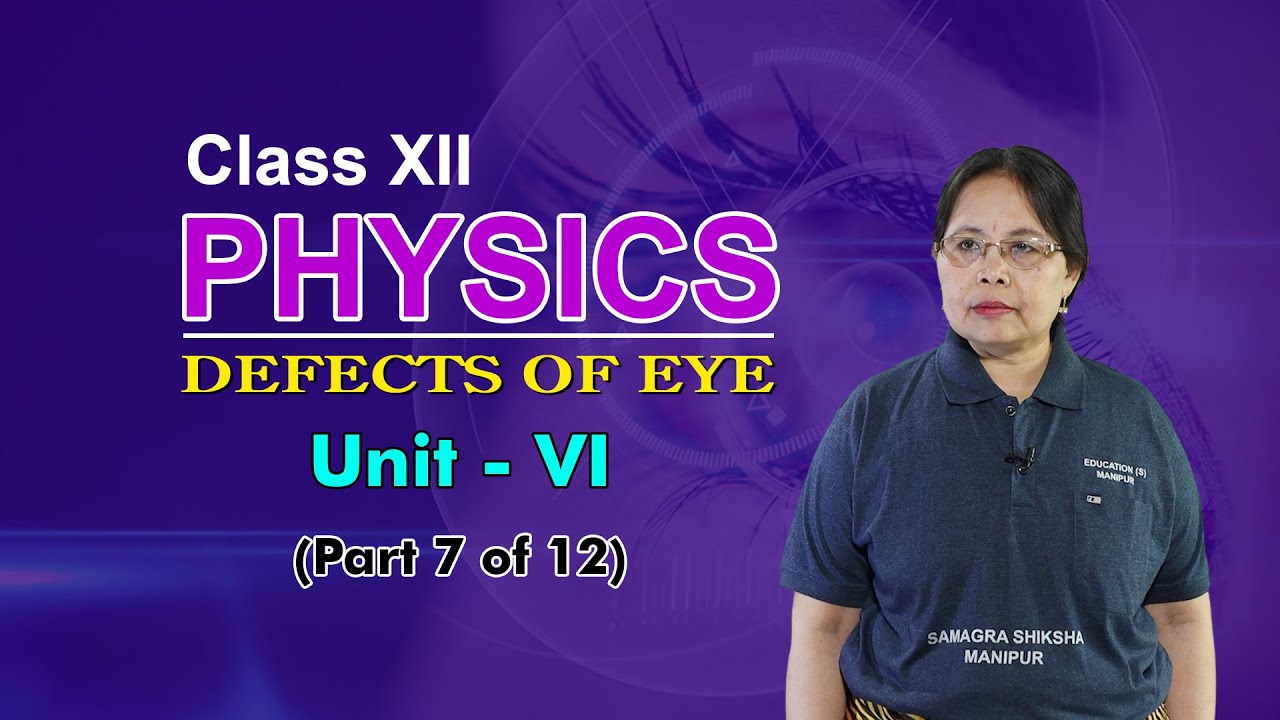 Class XII Physics Unit VI: Defects of Eye (Part 7 of 12) - YouTube