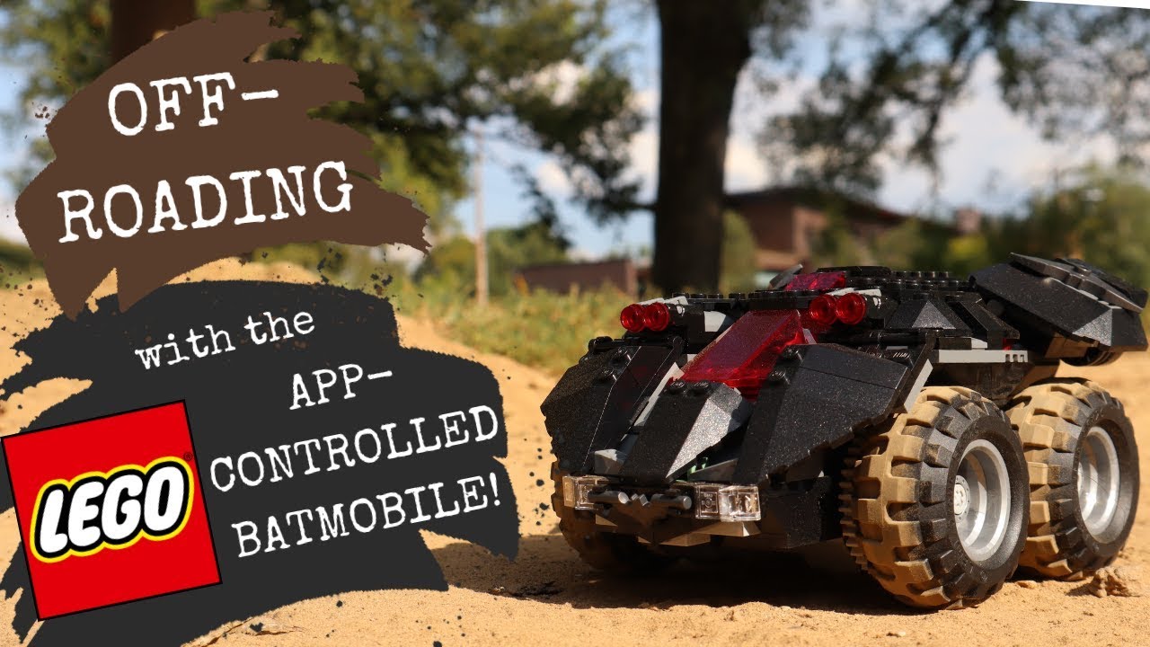 OFF-ROADING with the LEGO App-Controlled Batmobile! - YouTube