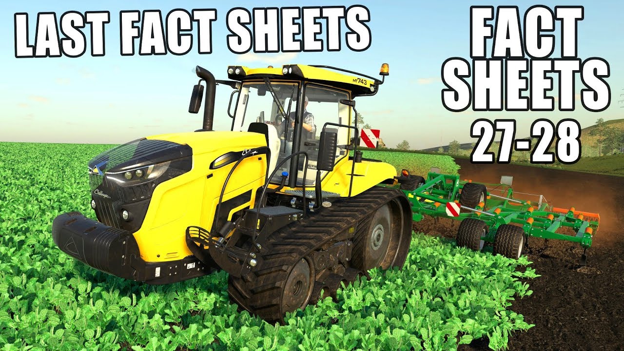 THE LAST FACT SHEETS | Farming Simulator 19 | Fact Sheets 27-28 - YouTube