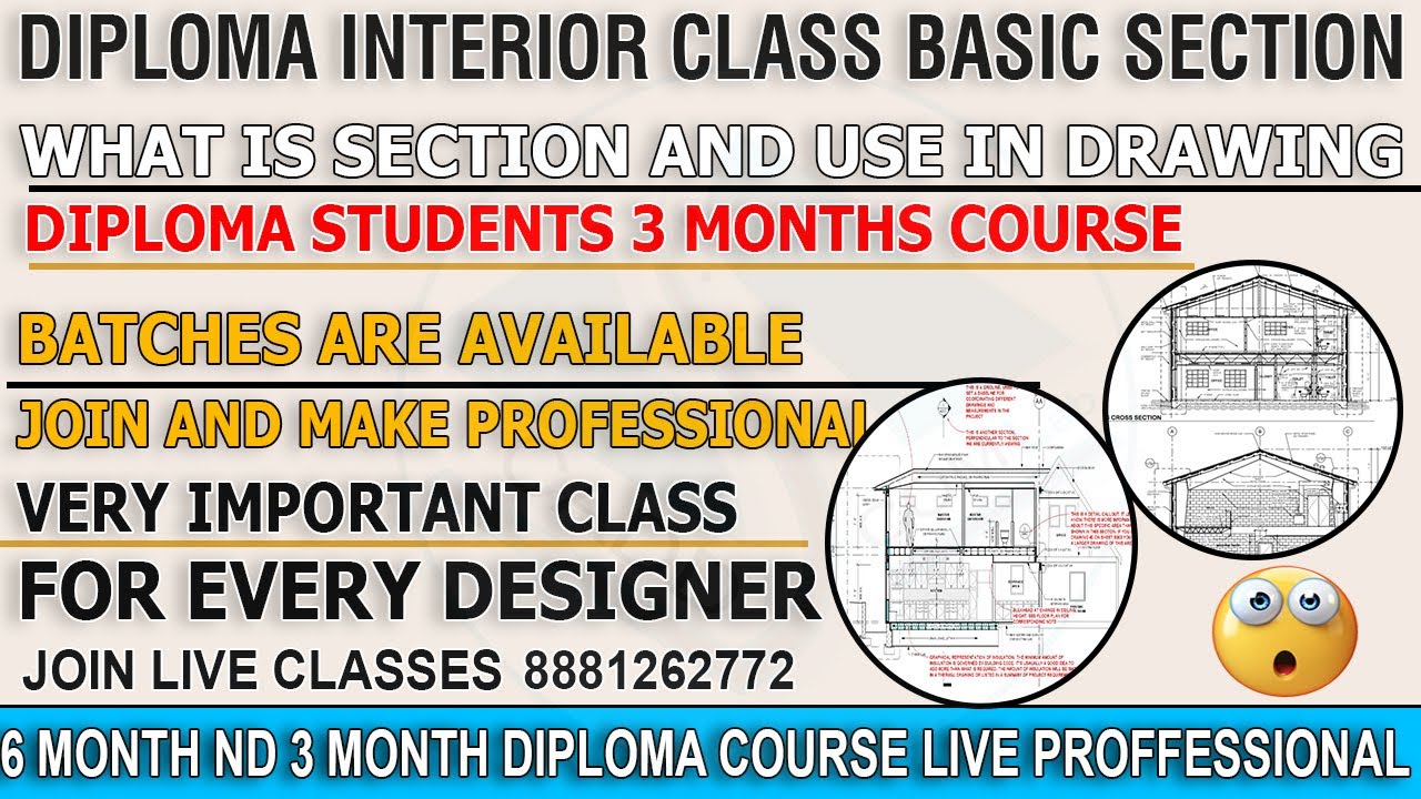Detailed Section - Diploma Students Class Live-(Design of Section And ...