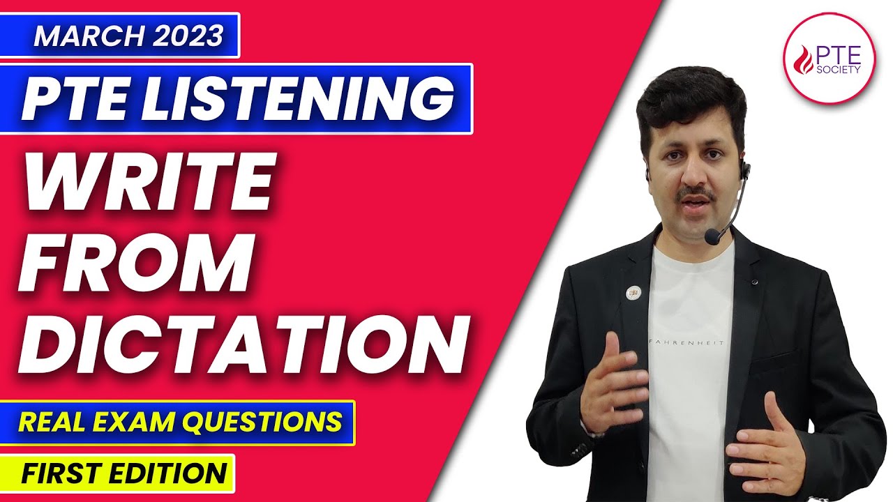 Write from Dictation | PTE Listening - March 2023 PTE Exam Predictions ...