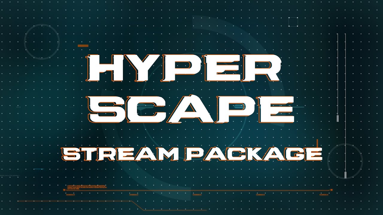 Hyper Scape Stream Overlay - For Twitch, YouTube and Facebook - YouTube