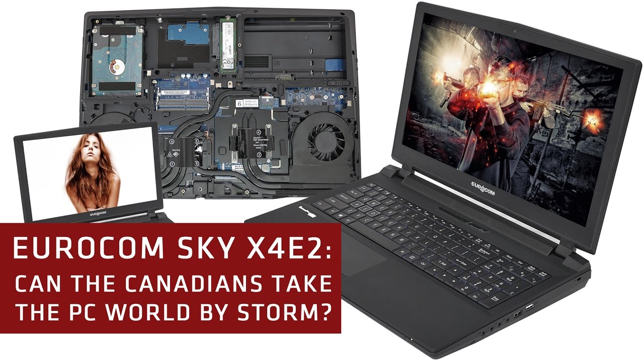 Eurocom SKY X4E2 Laptop Review - Desktop i7 7700k, GTX 1070 - YouTube