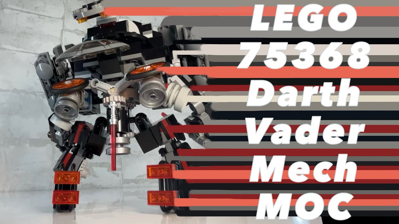 LEGO StarWars Darth Vader Mech MOC 75368 alternative build - YouTube