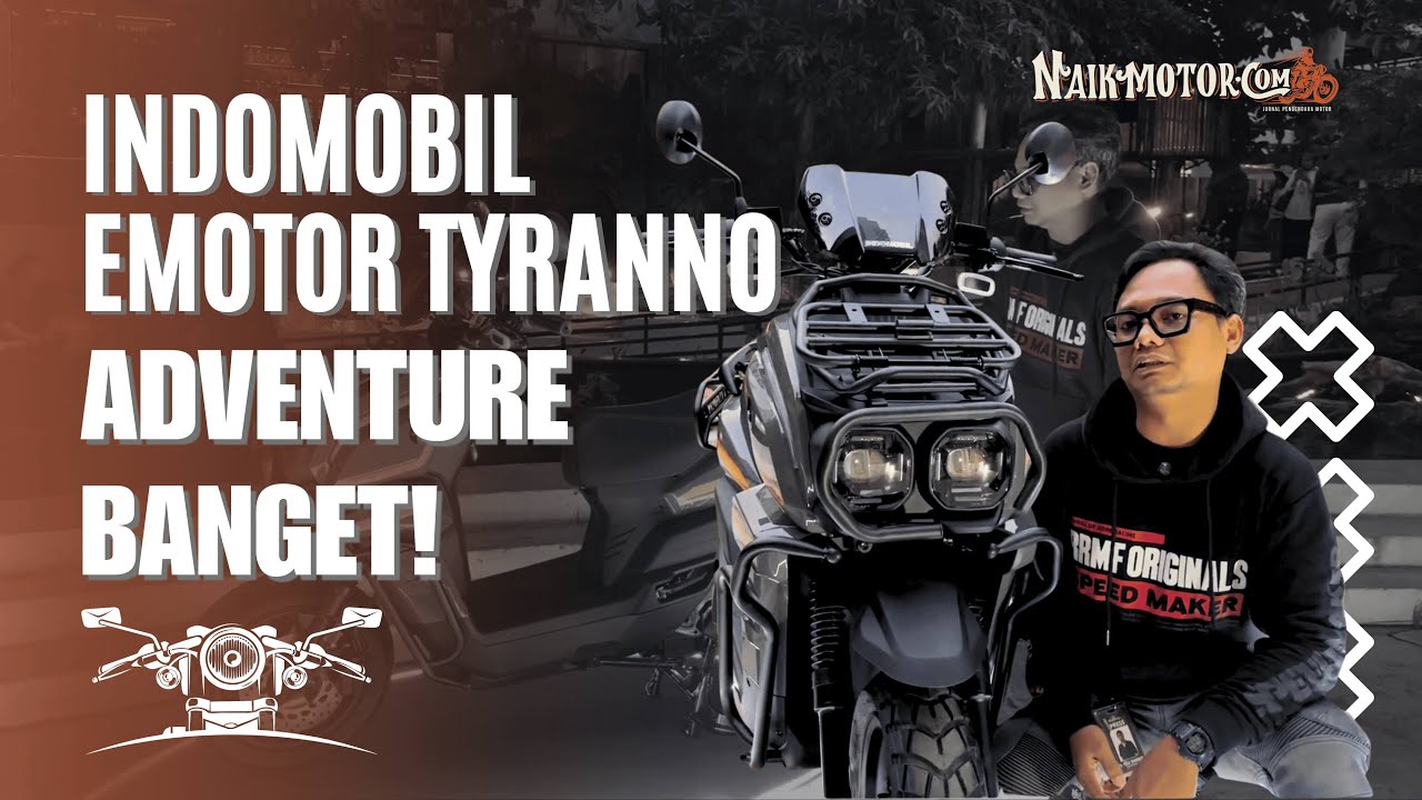 Resmi Rilis! Indomobil Tyranno, Motor Listrik Serbaguna Pertama di ...
