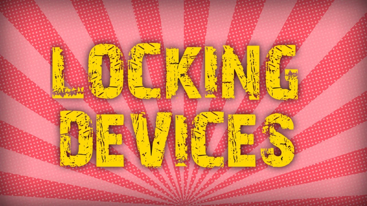 Engineering drawing sem 2 Locking devices - YouTube