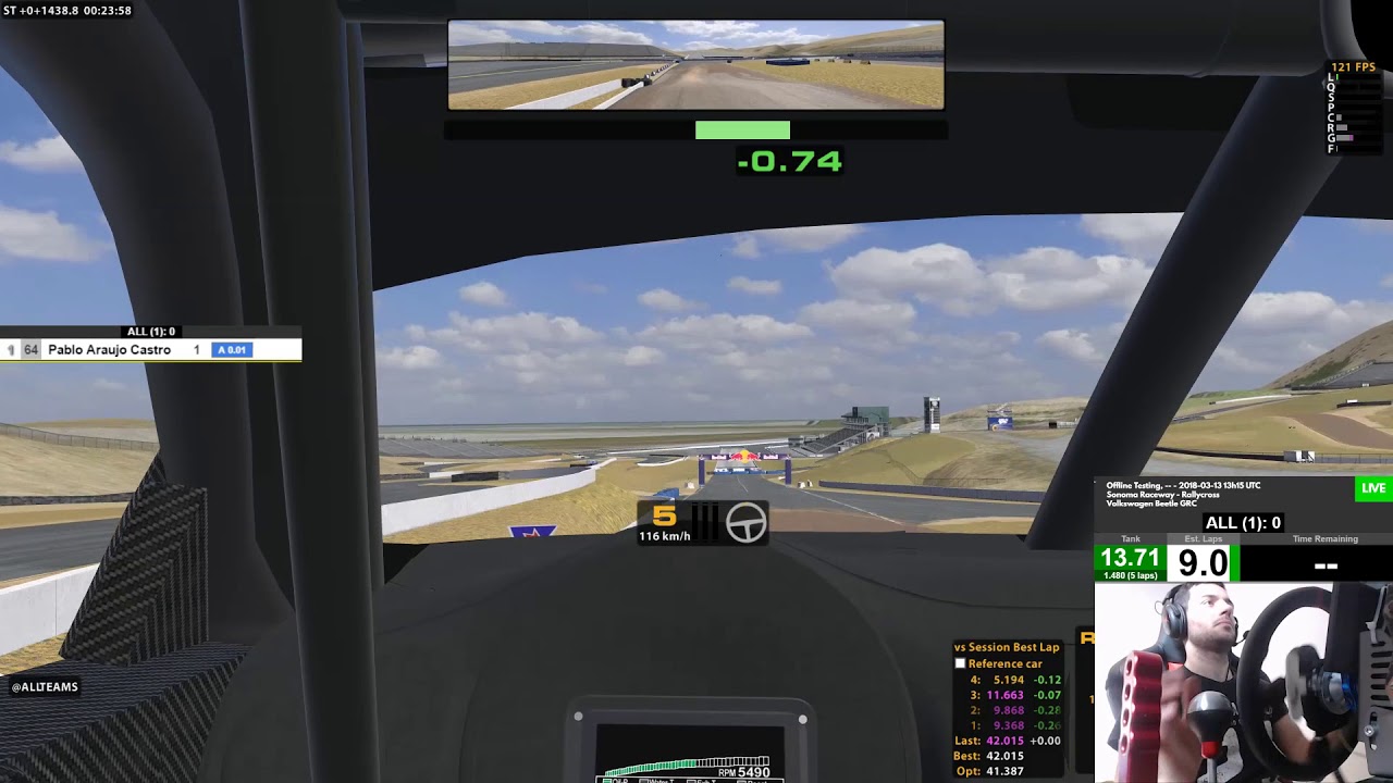 Iracing RX | Sonoma | VW Beetle | HotLap Cheats - YouTube