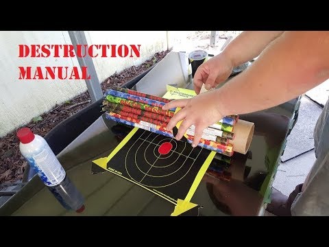 Roman candle arm cannon - YouTube