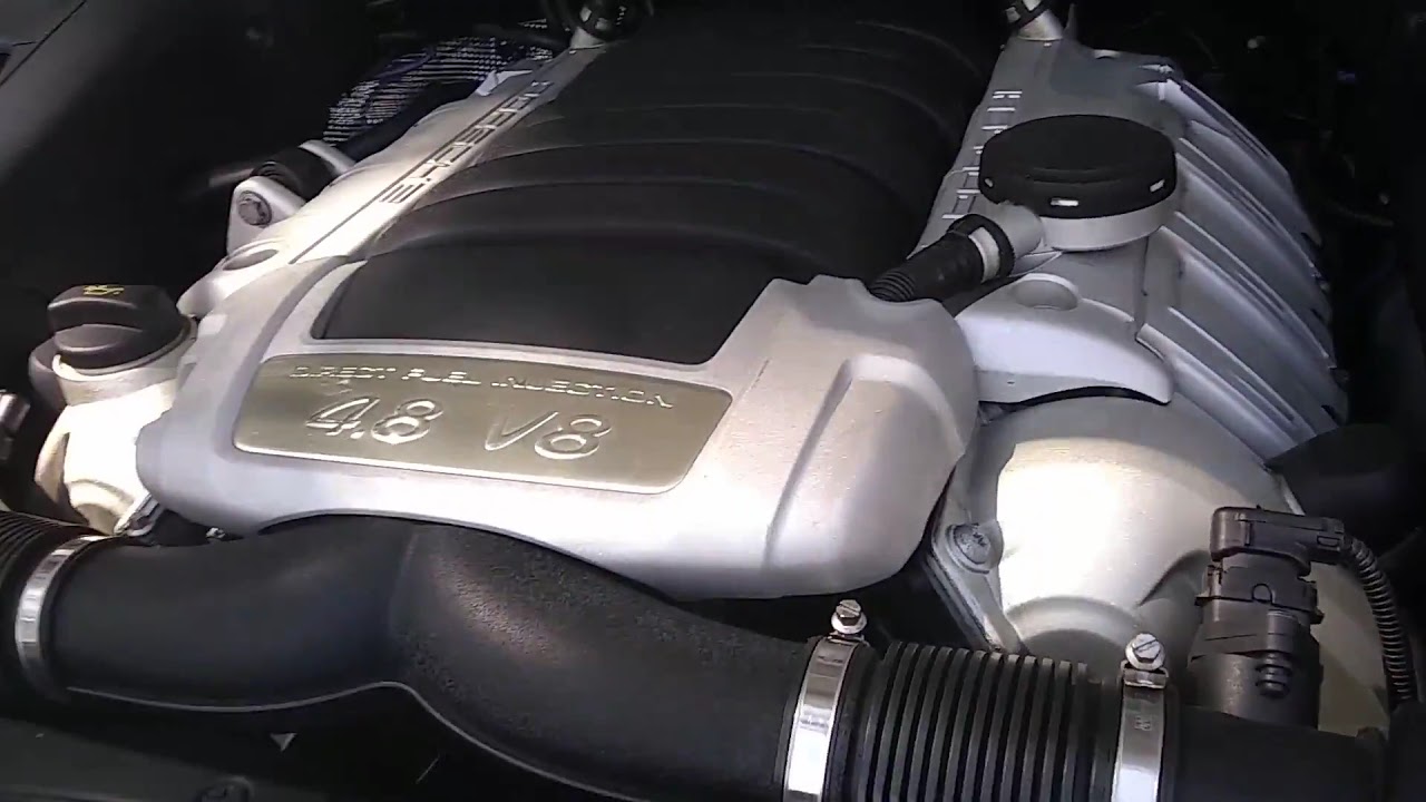 2008 Porsche CayenneS 4.8 V8 healthy engine sound 154K miles - YouTube