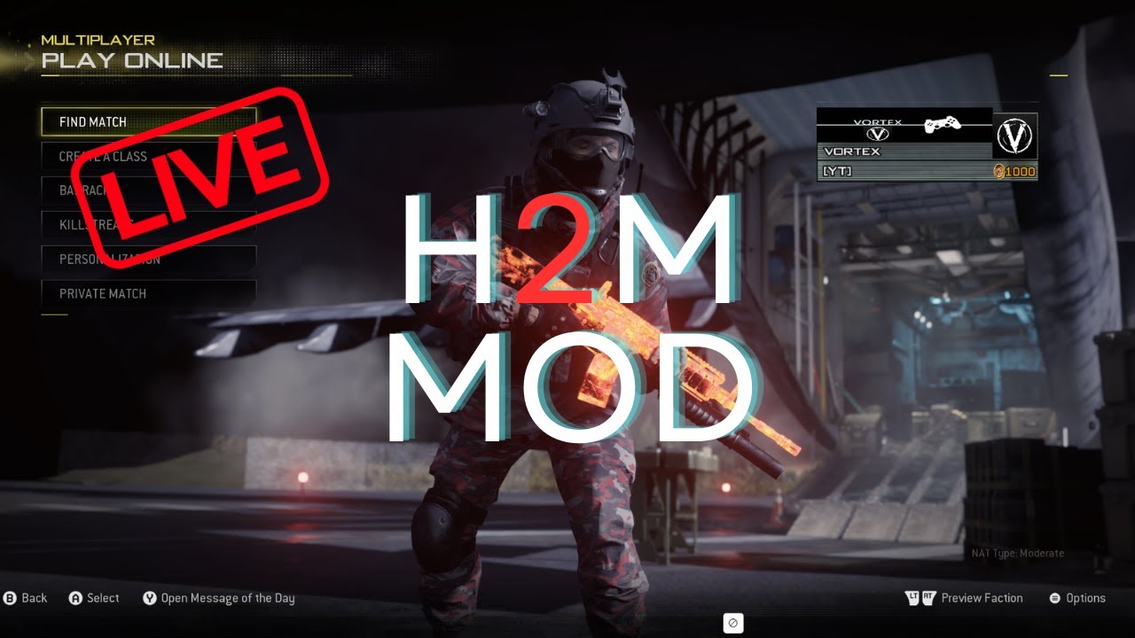H2M MOD LIVE!!! - CONTINUING THE WEAPON GRIND - YouTube