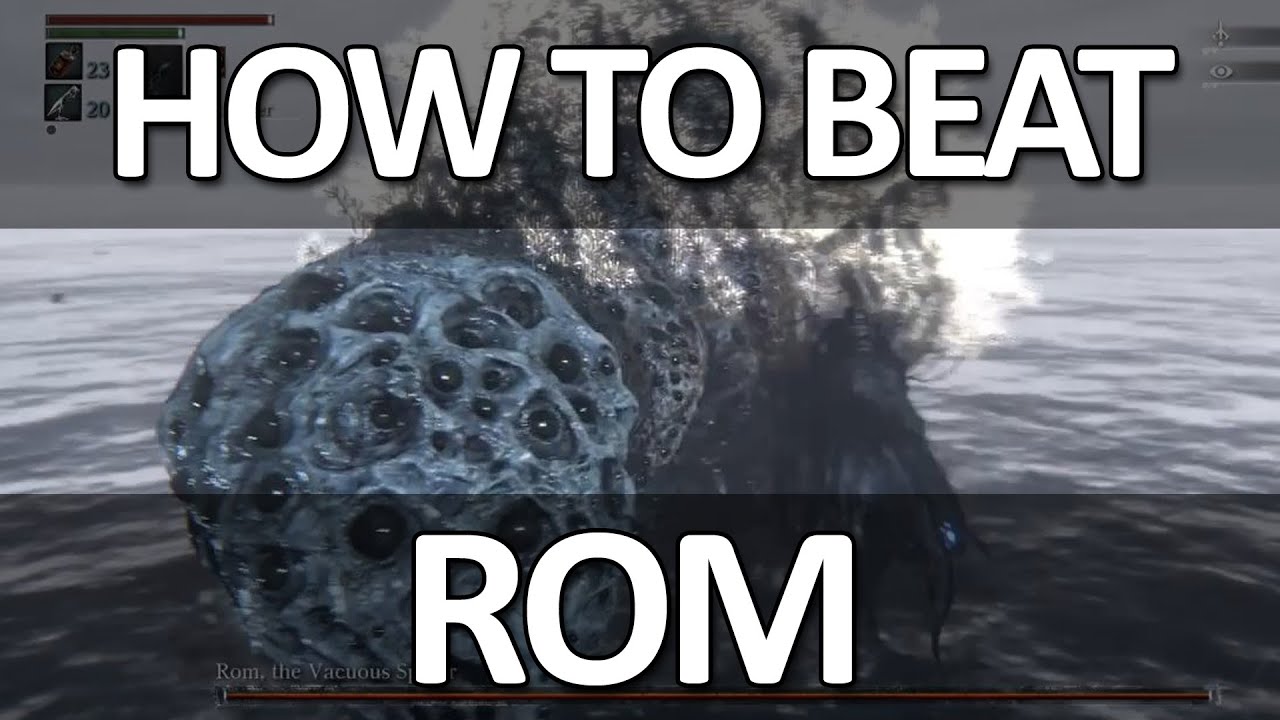 Bloodborne - Rom, the Vacuous Spider Easy Kill - YouTube