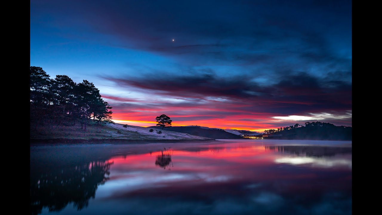 [hialing music] 힐링 음악(강가의 풍경과 피아노 선율의 힐링 음악-healing music with ...