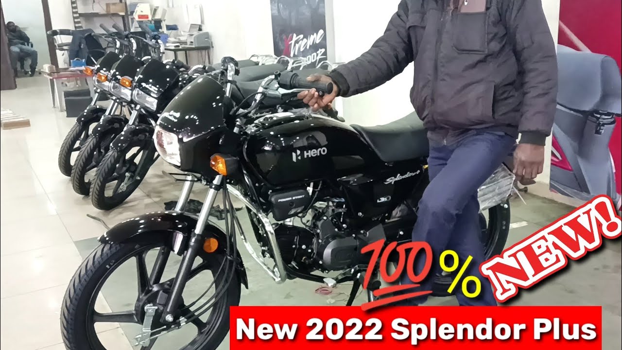 2022 New Hero Splendor Plus Bs6 Black Colour Review 🆕Hero Splendor+ ...
