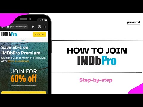 How To Join IMDbPro - Step-by-step Guide - YouTube