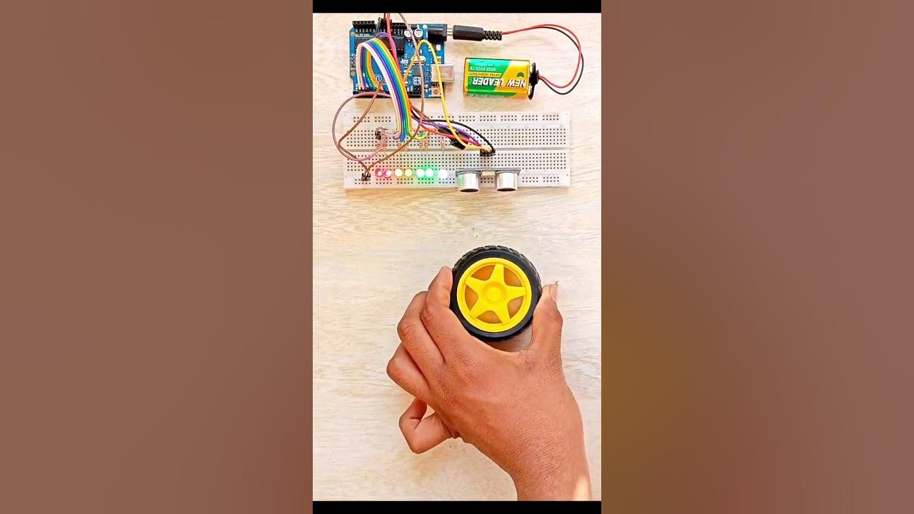 Distance Sensor By Arduino 📏 Electronics Diy Arduinouno Electronicproject Arduino