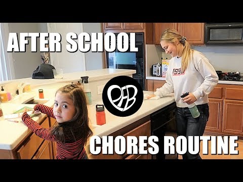 KIDS AFTER SCHOOL CHORE ROUTINE | AFTER SCHOOL CLEANING ROUTINE with KIDS | PHILLIPS FamBam Vlogs