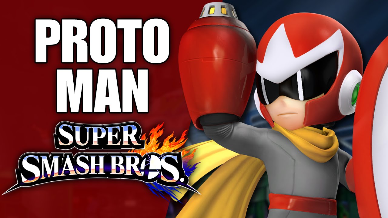 PROTO MAN IN SUPER SMASH BROS! (Smash 4 Wii U Mod Skin Showcase ...