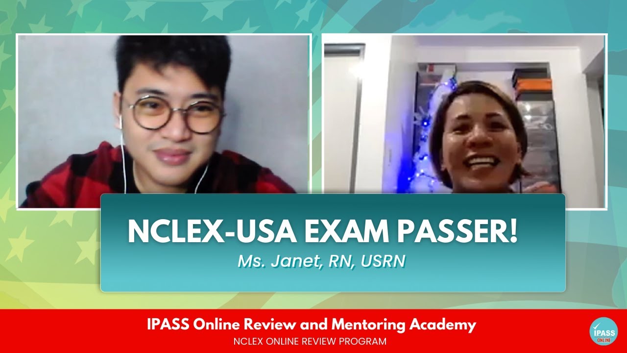 NCLEX Online Review Passer | Nurse Janet, RN, USRN - YouTube