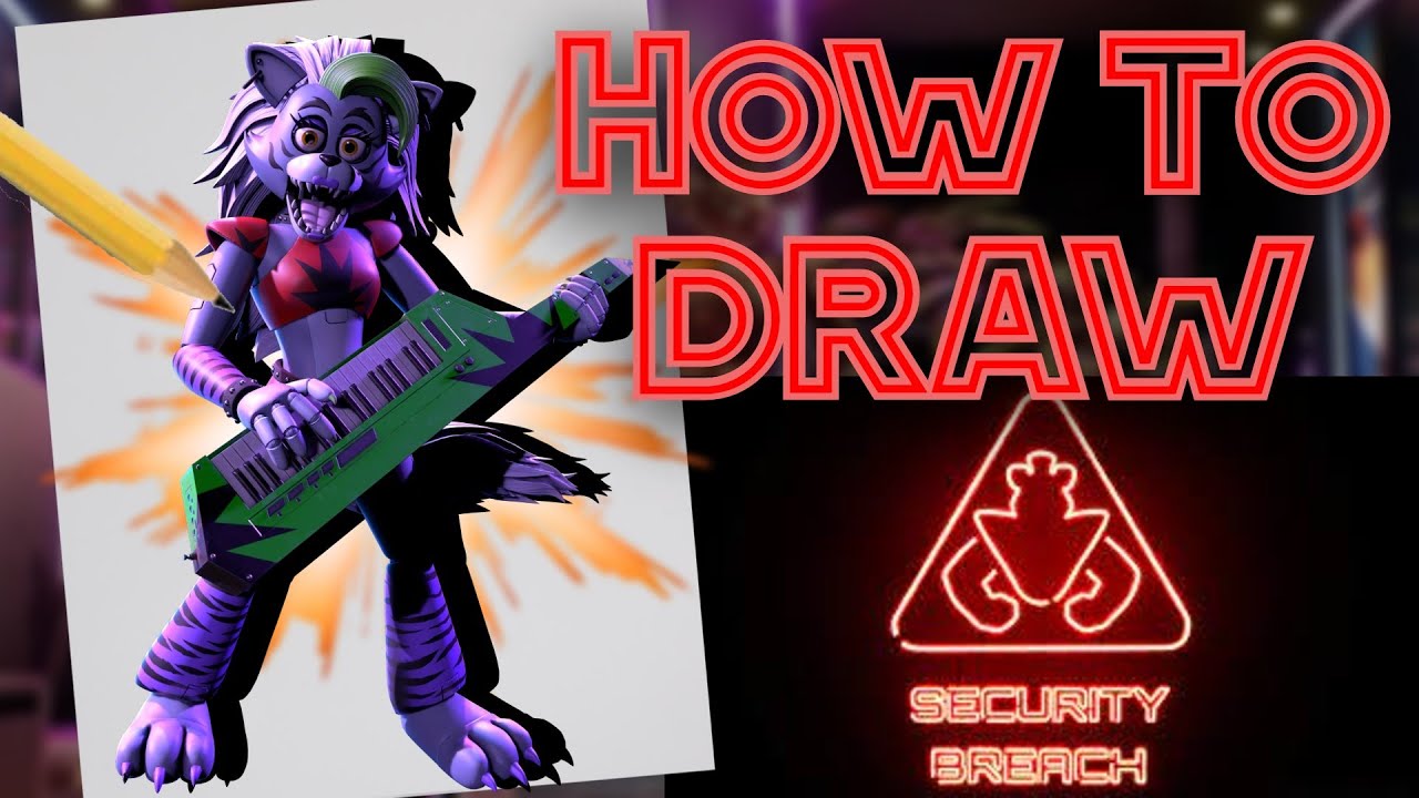 How To Draw Roxanne Wolf From FNAF!| Five Nights At Freddy's: Security ...